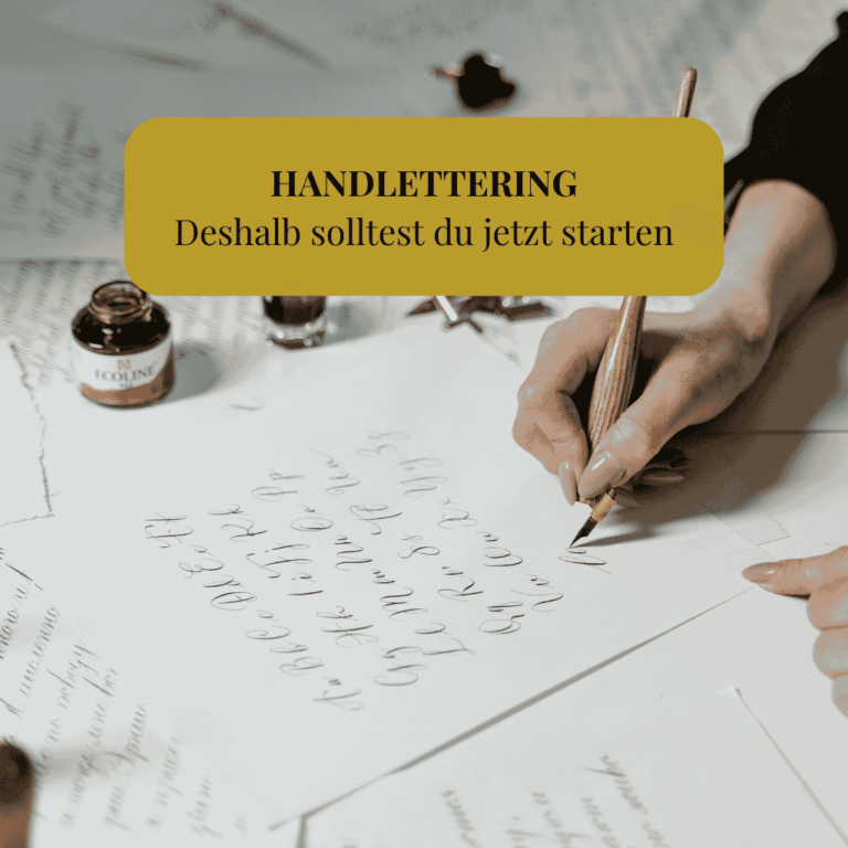 Handlettering für Einsteiger - kalendergedanken.de